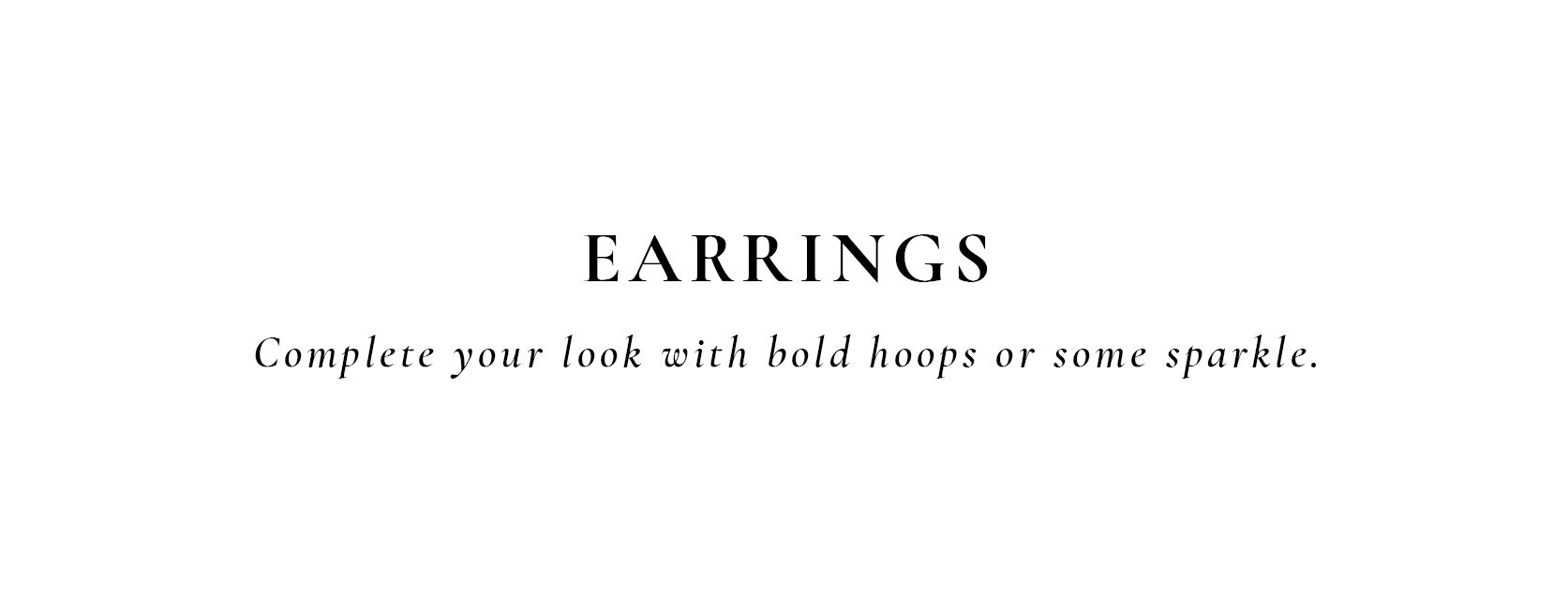 Shop Women’s Earrings: Gold & Silver Hoops, Huggies & Studs | Miranda Frye