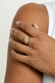 Ember Gold Signet CZ Ring | Miranda Frye
