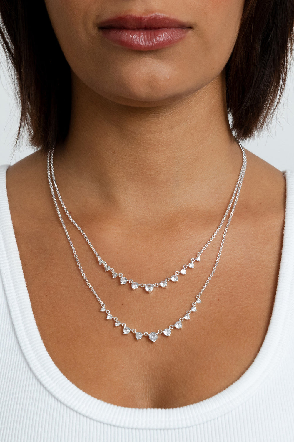 Grace Silver CZ Necklace | Miranda Frye