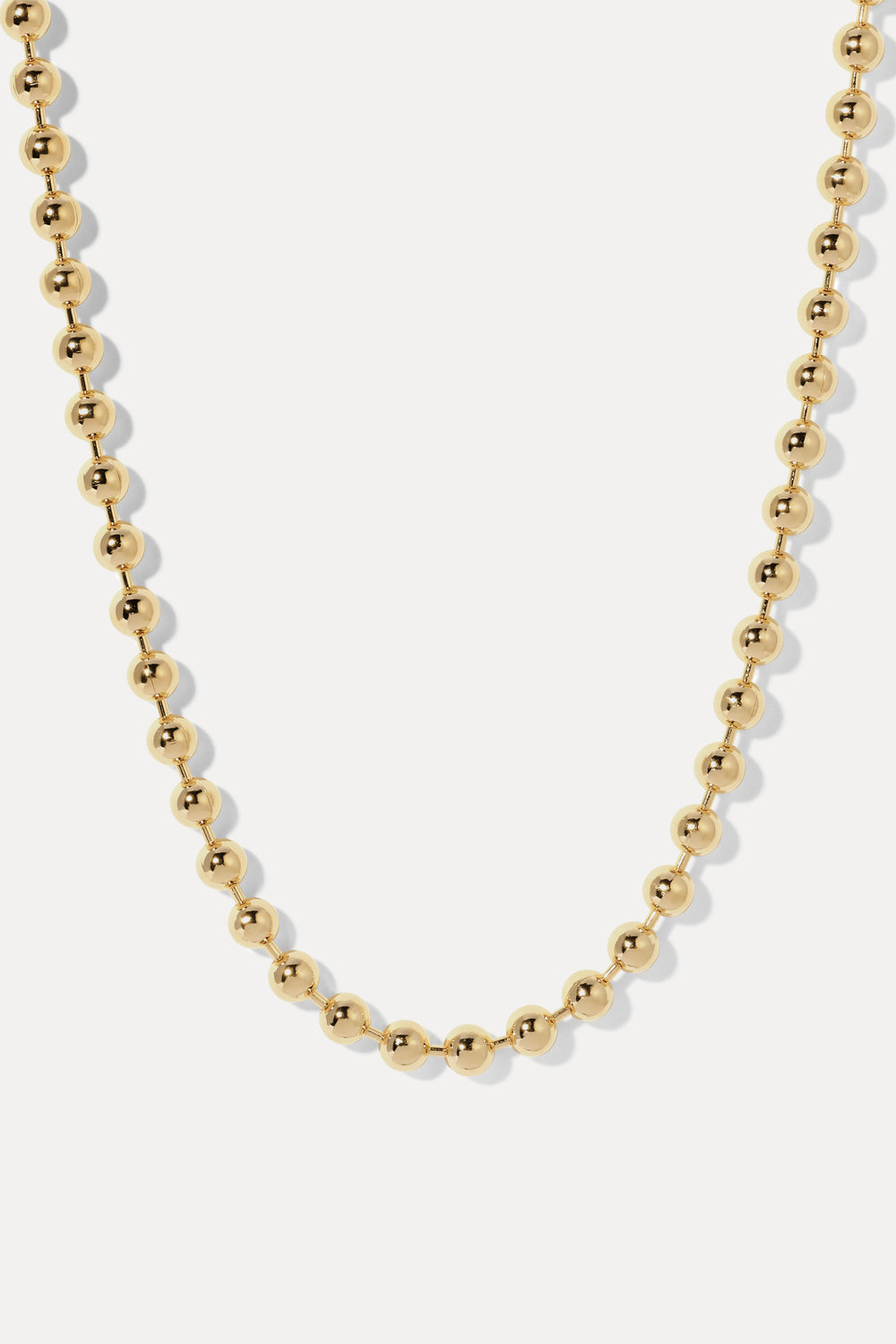 Amelia Gold Ball Chain Necklace | Miranda Frye