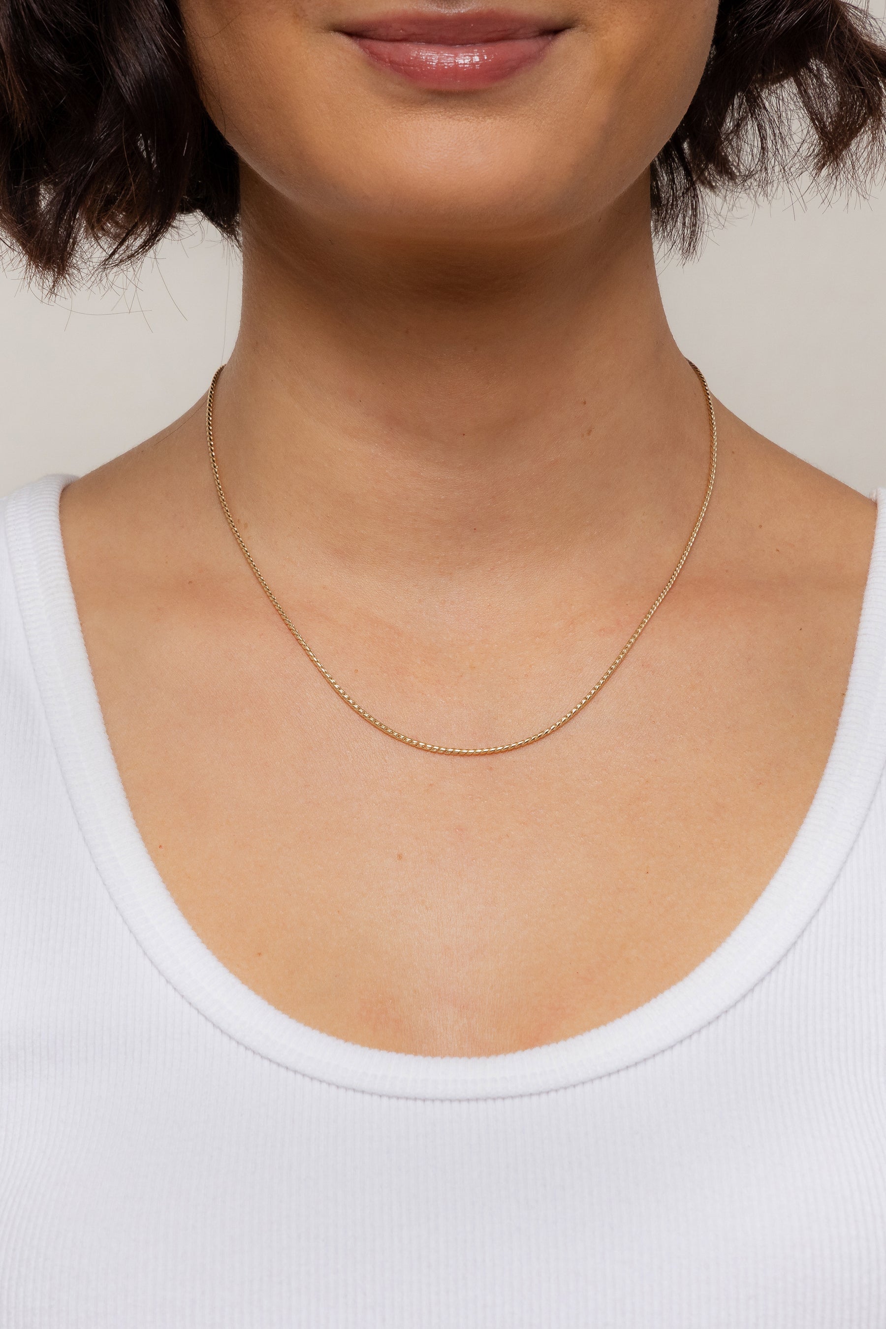Mina Gold Franco Chain Necklace | Miranda Frye