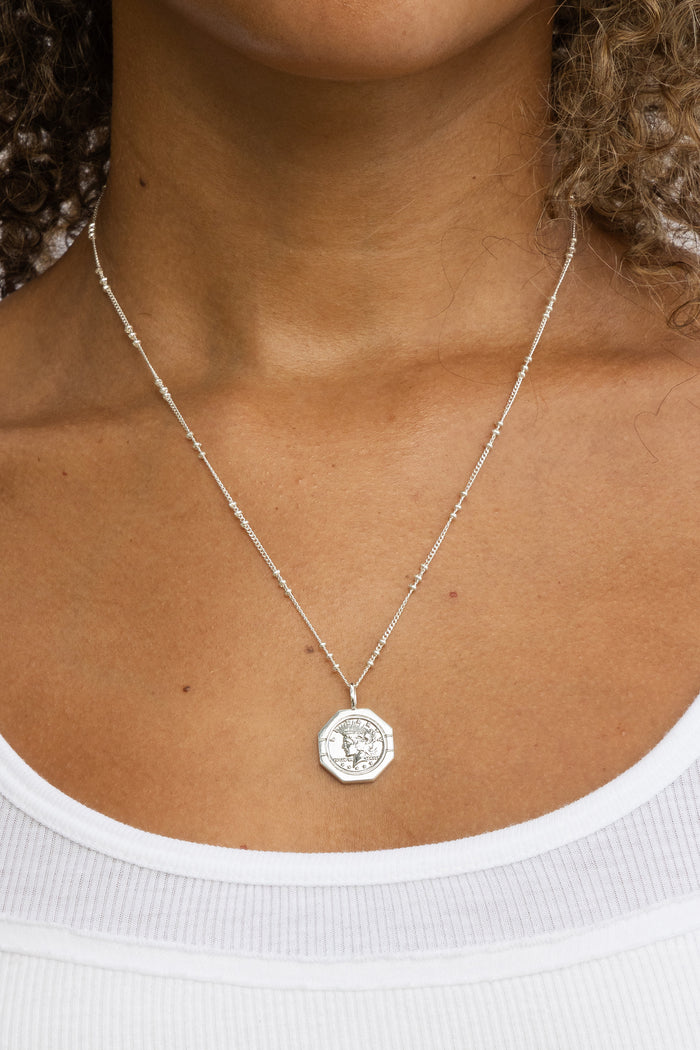 Coin Charm | Women's Silver Jewelry