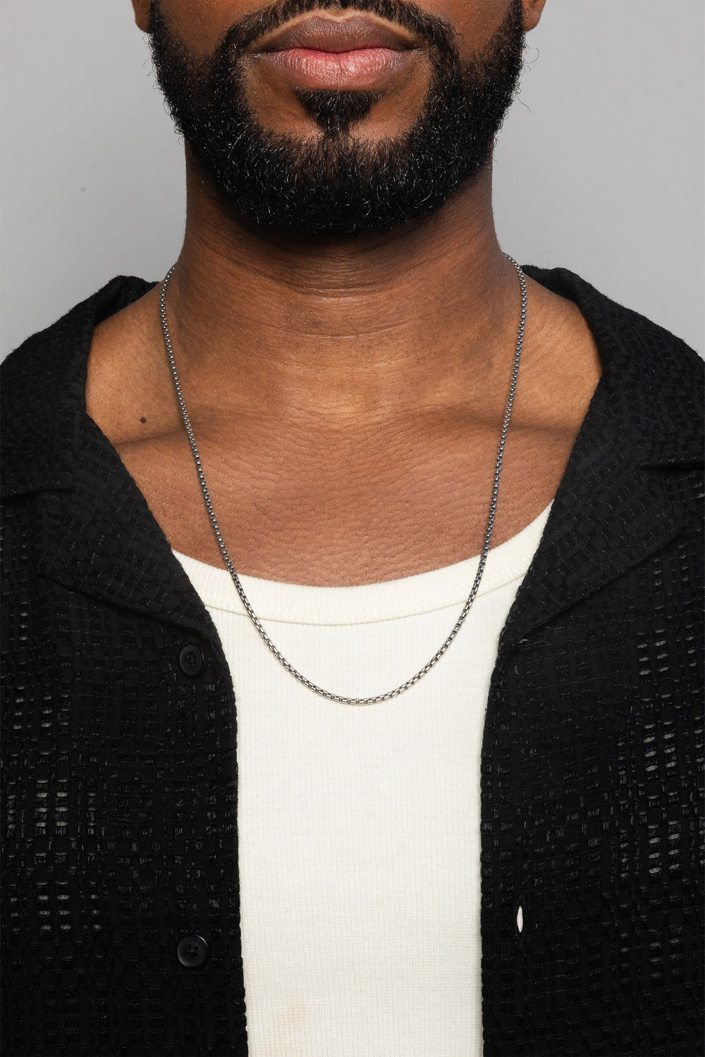Dylan Sterling Silver Byzantine Chain Necklace | Miranda Frye