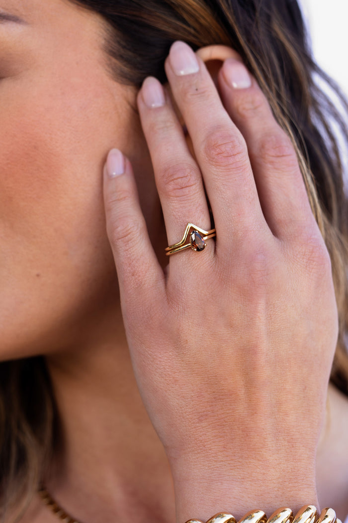 Rhea Ring Set | Women's Gold Jewelry