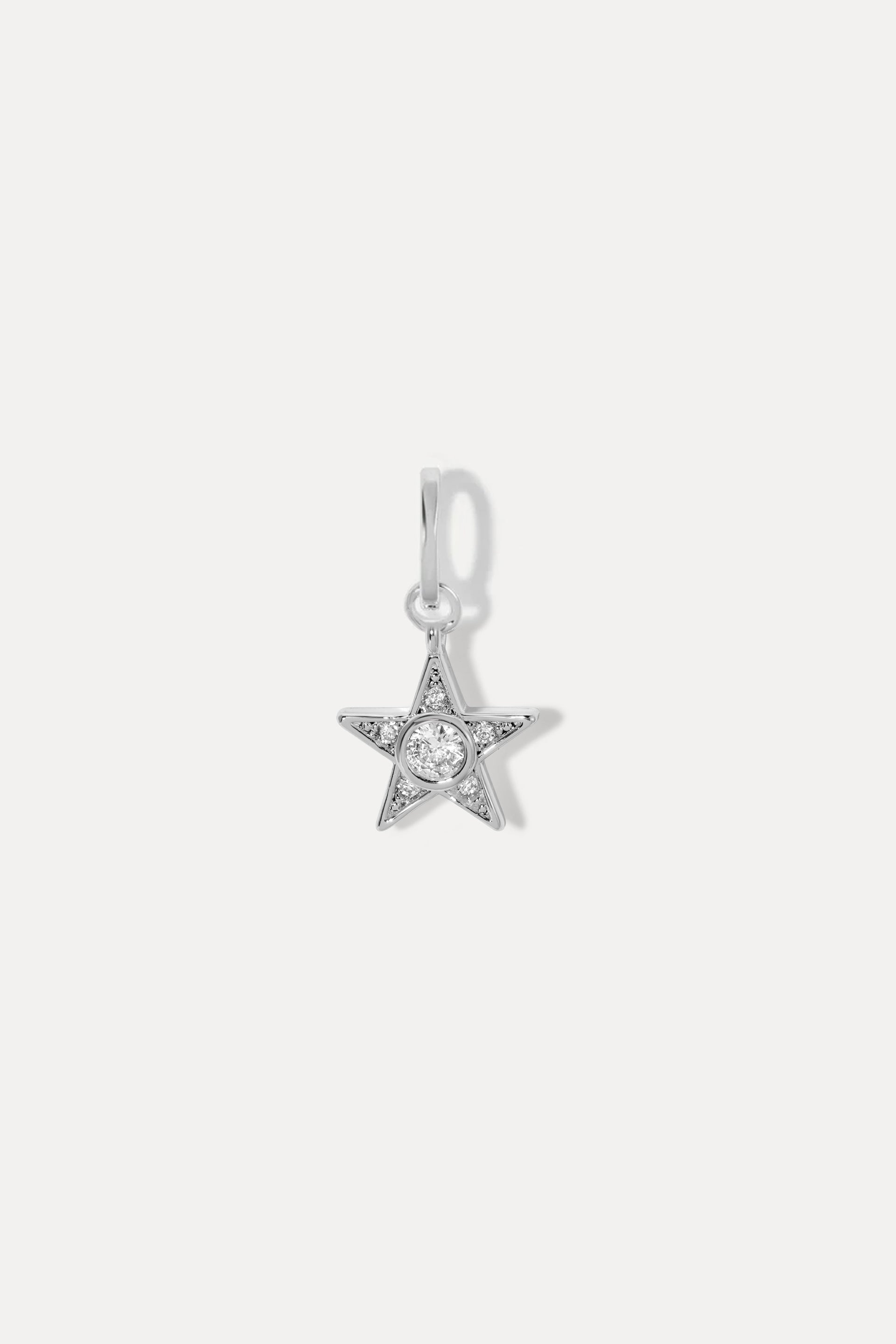 Star Necklace Charm | Women's Silver Jewelry