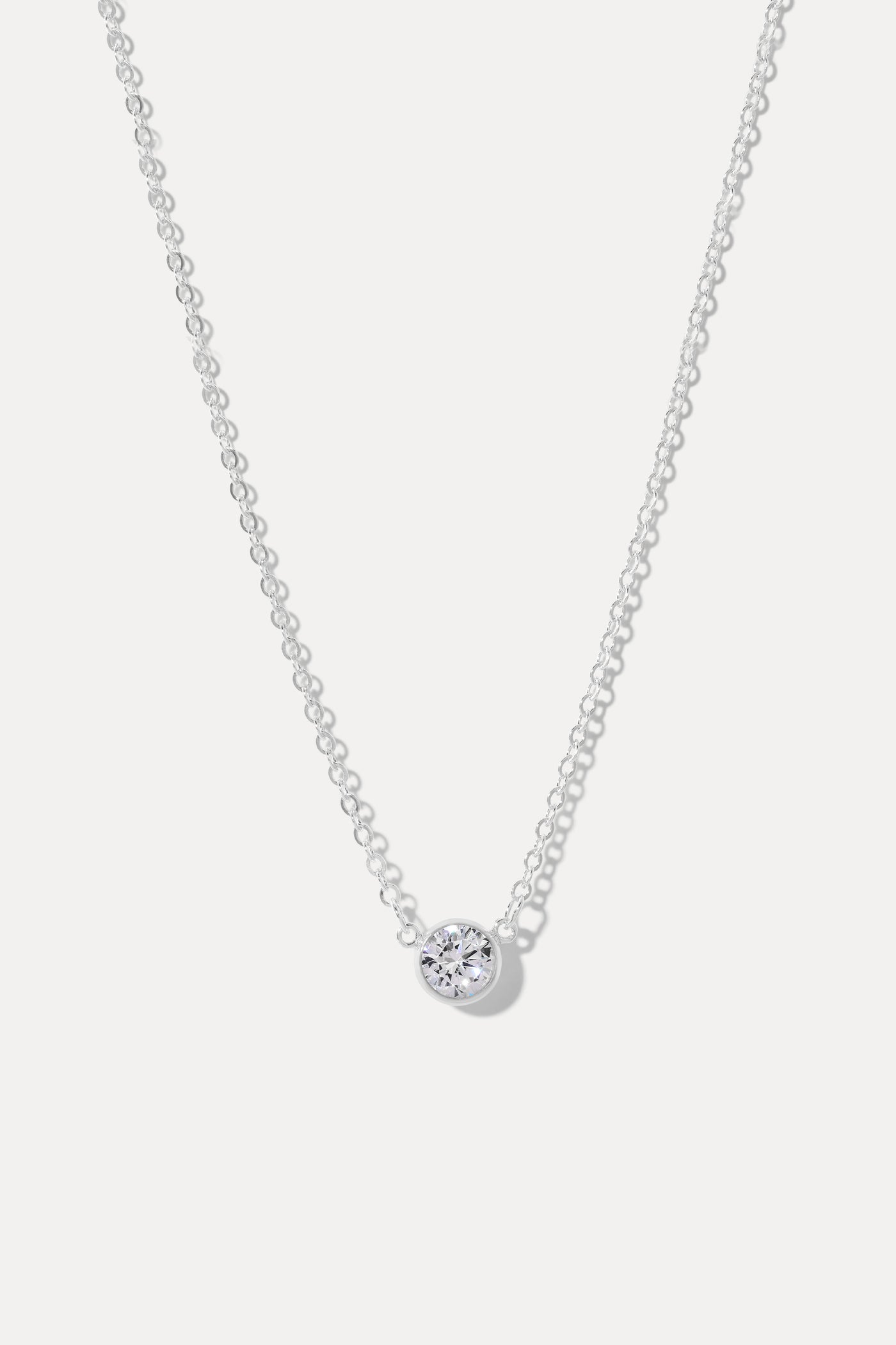 Stephanie Silver Cable Chain Necklace | Miranda Frye